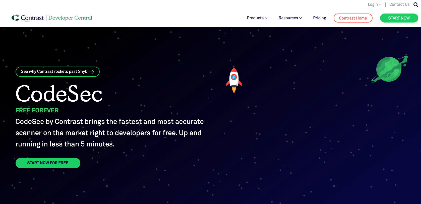 Contrast Security Developer Central (2022) | DevPortal Awards